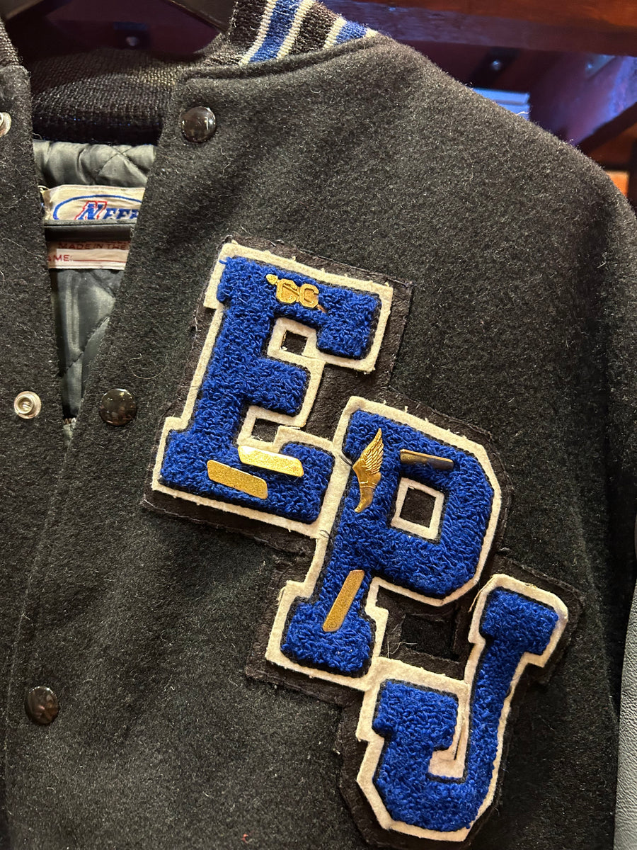 Vintage Huskies Letterman Jacket W Pins, Large – Midwest Trader