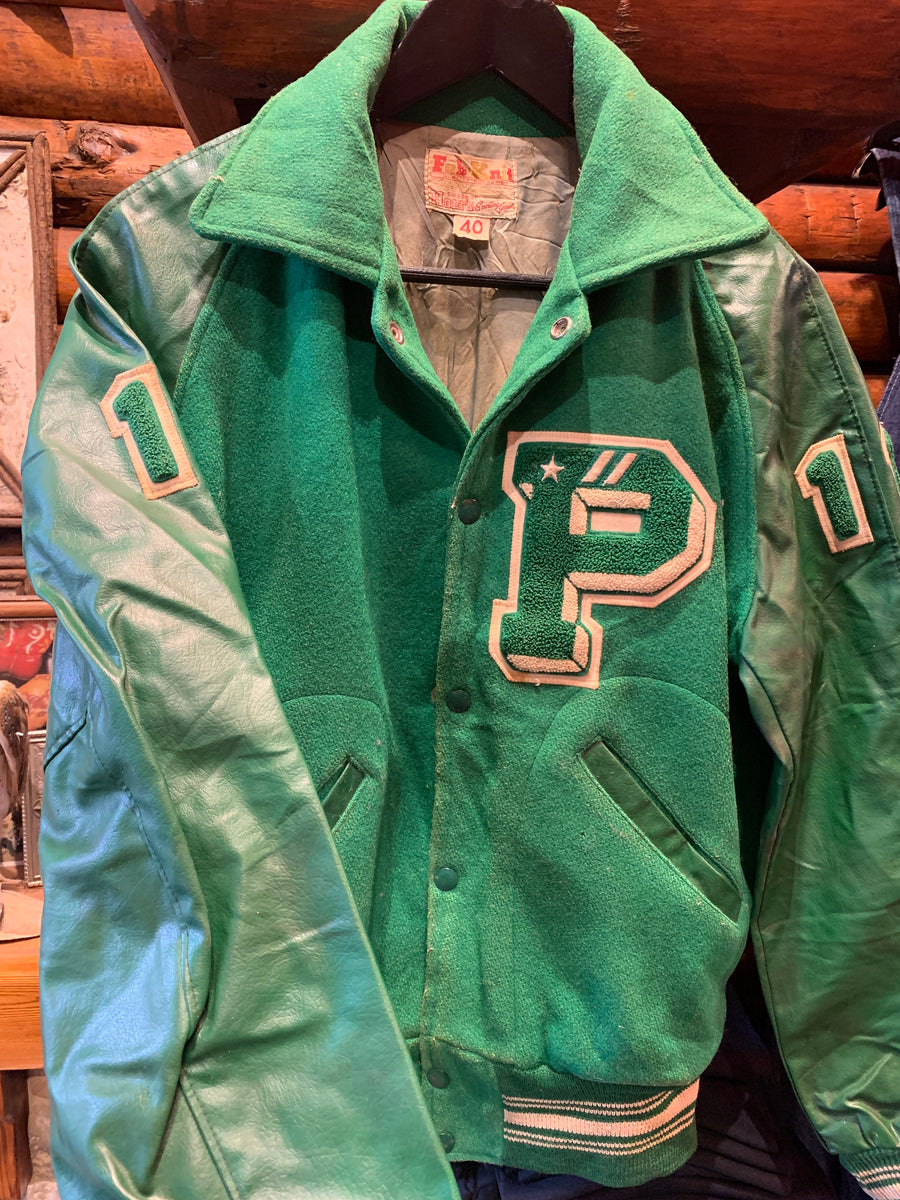 Vintage Circa 1950's-60's P Fab Knit Letterman Jacket, Small. FREE POS ...