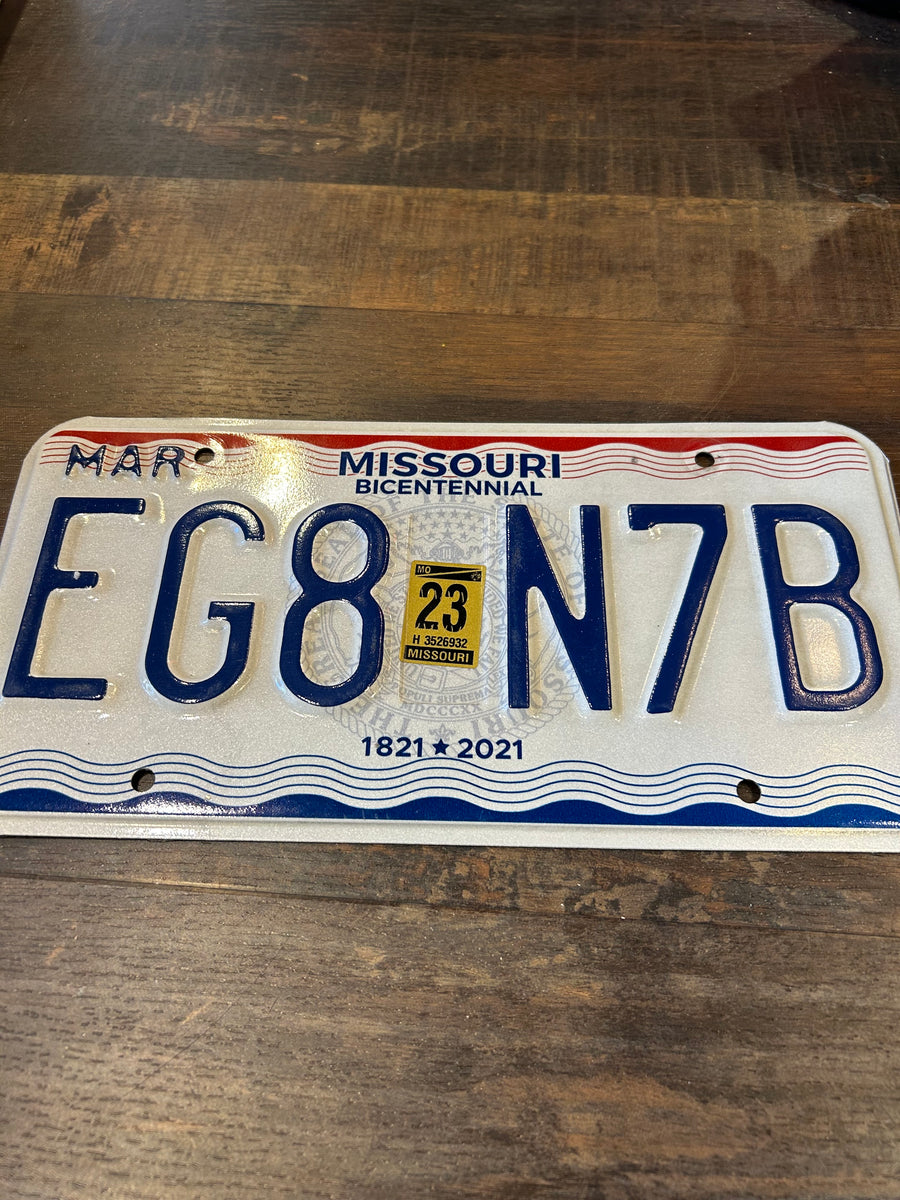 Vintage Missouri Number Plate – Midwest Trader