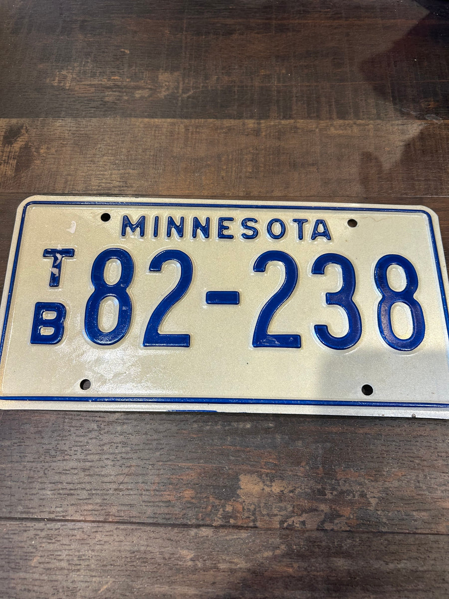 Vintage Minnesota Number Plate – Midwest Trader
