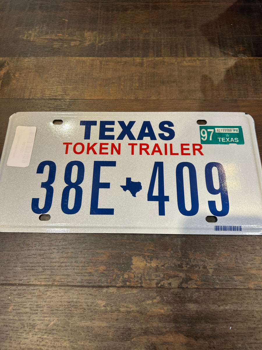 Vintage Texas Trailer Number Plate – Midwest Trader
