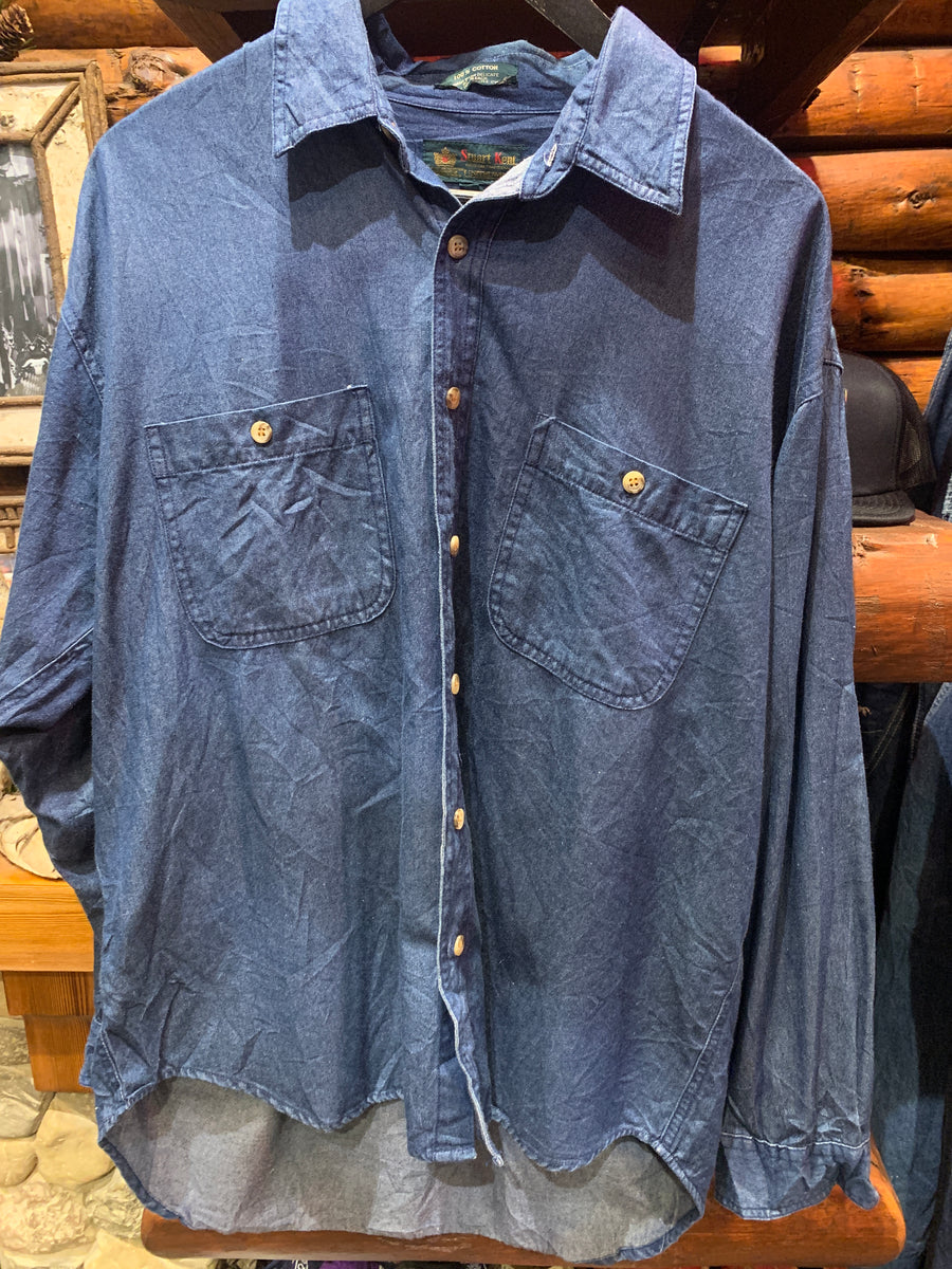 Vintage Stuart Kent Denim Shirt, Large – Midwest Trader